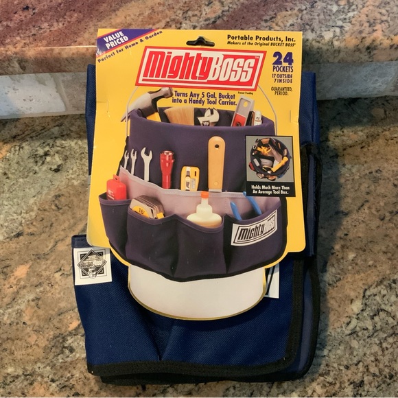 Mighty Boss | Storage & Organization | Nwt Mighty Boss 5 Gallon Bucket ...